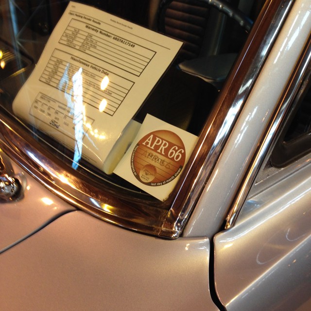 Classic Car Tax Discs | Mustang Maniac